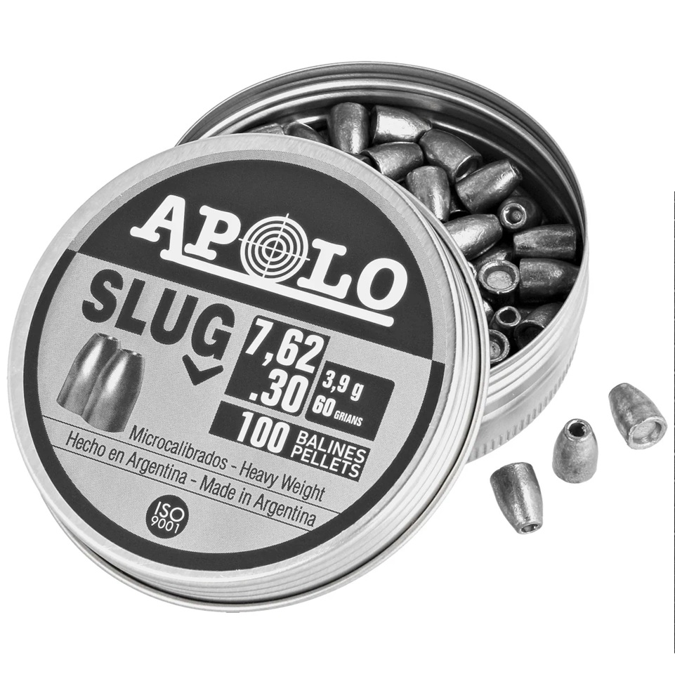 Śrut Apolo Slug 60 7.62 mm, 100 szt. 3.90g/60.0gr - Military Zone